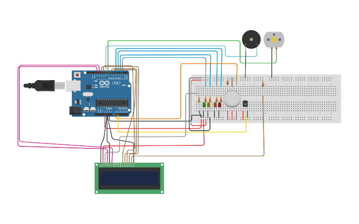 Circuit design projeto - Tinkercad