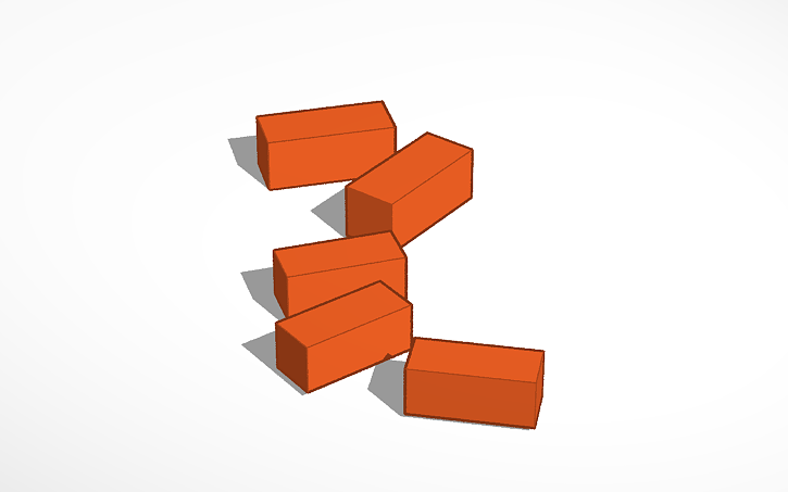 3D design Catan - Bricks - Tinkercad