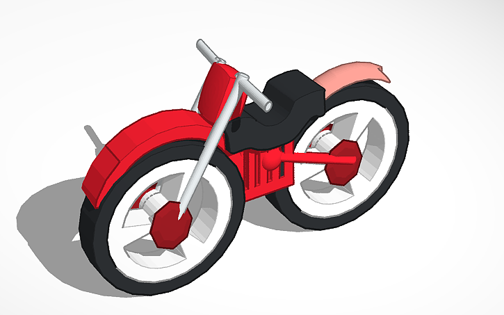 3D design Motorbike - Tinkercad