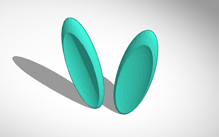 3D design Bunny ears #Easter - Tinkercad