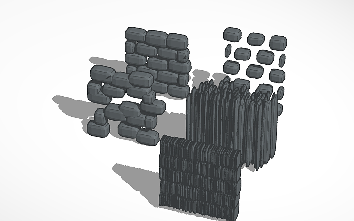 3D design L568A - Ruby Marroquin, Brick wall - Tinkercad