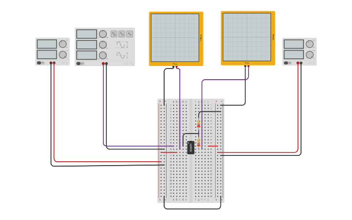Circuit design Non-Inverting Amplifier | Tinkercad Circuit design Non-Inverting Amplifier | Tinkercad