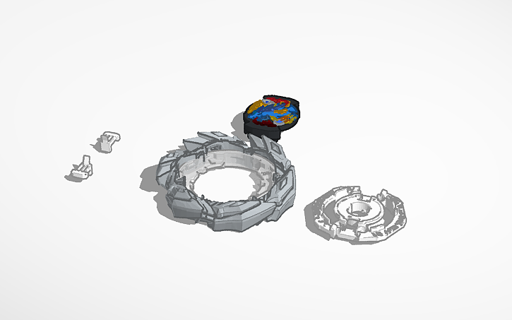 3D design Custom Beyblade X Dran Dagger DB System - Tinkercad