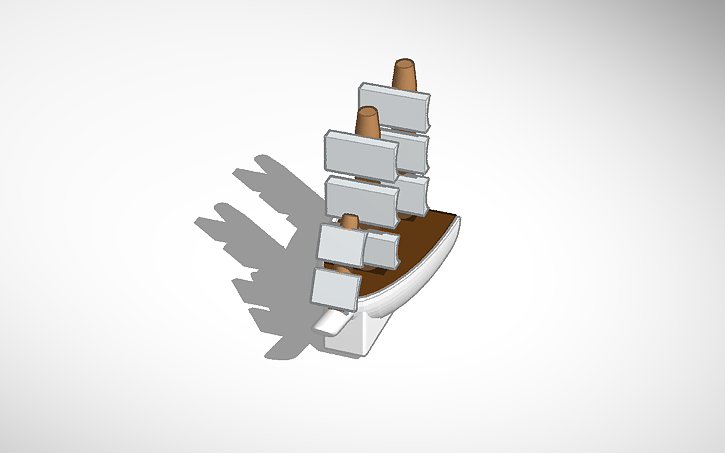 3D design peter and the star catcher wasp sailing ship (bow) | Tinkercad