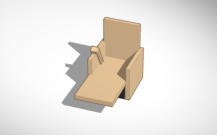 3D design chair - Tinkercad