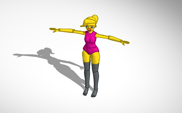 3D design in night clothes - Tinkercad