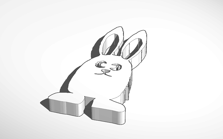 3D design Cutie Rabbit - Tinkercad