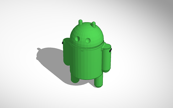 3D design android droid | Tinkercad