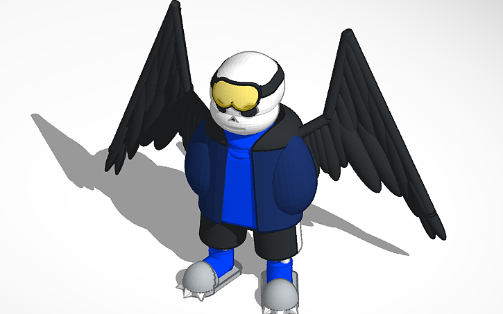 3D design 버드 샌즈(bird sans) - Tinkercad