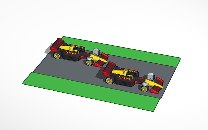 3D design F1 Red Bull - Tinkercad