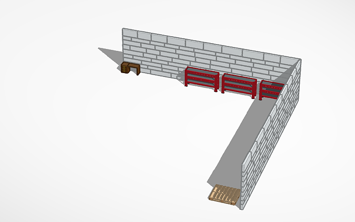 3D design Logistics Robots (working environment) - Tinkercad