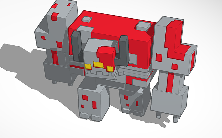 3D design The Redstone Monstrosity | Tinkercad