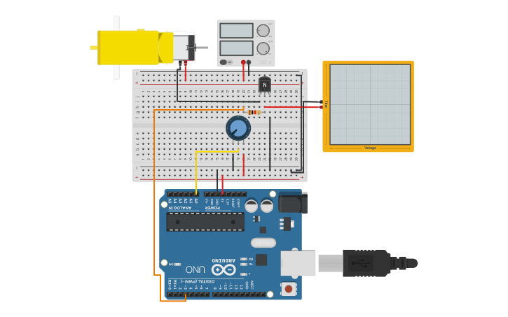 Circuit design Practica PWM - Tinkercad Circuit design Practica PWM - Tinkercad