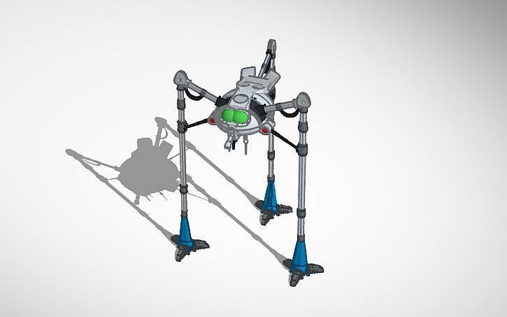 3d Design Fighting Machine War Of The Worlds Tinkercad