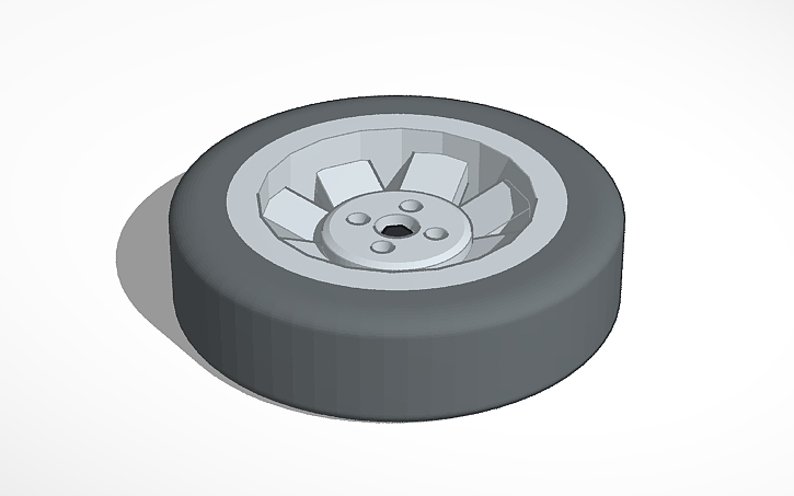 3D design Tire - Tinkercad