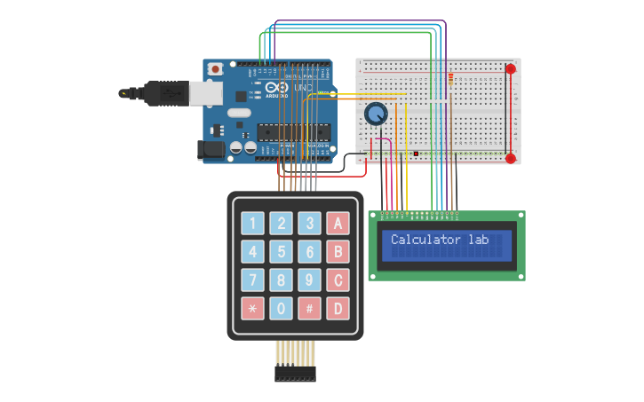 Circuit design Calc - Tinkercad