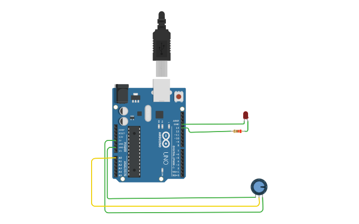 Circuit design PWM signal | Tinkercad
