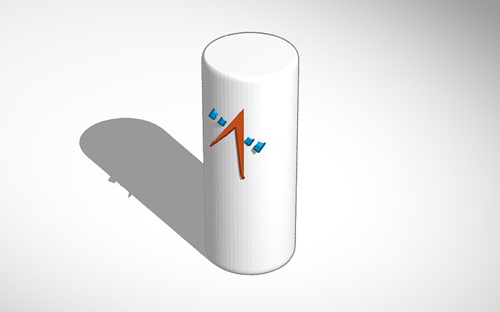 3D design ISRO Logo - Tinkercad