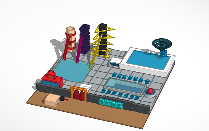 3D design Parque acuatico - Tinkercad