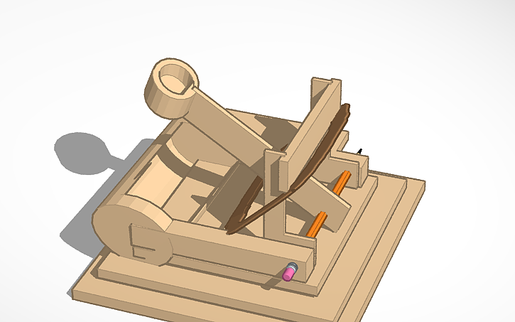 3D design catapult mark II | Tinkercad