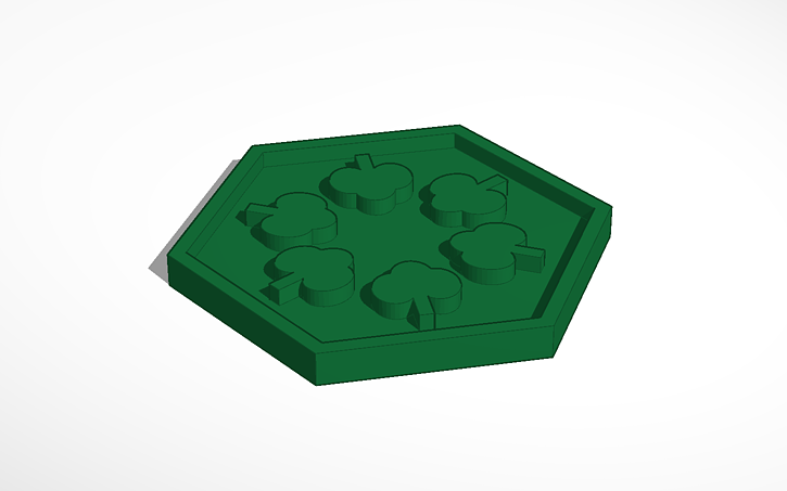 3D design Copy of Forest Tile - Tinkercad
