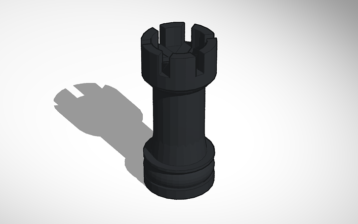 3D design Rook chess - Tinkercad