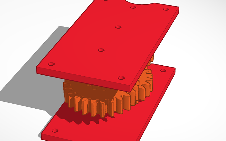 3D design robot gearbox V2.1 - Tinkercad