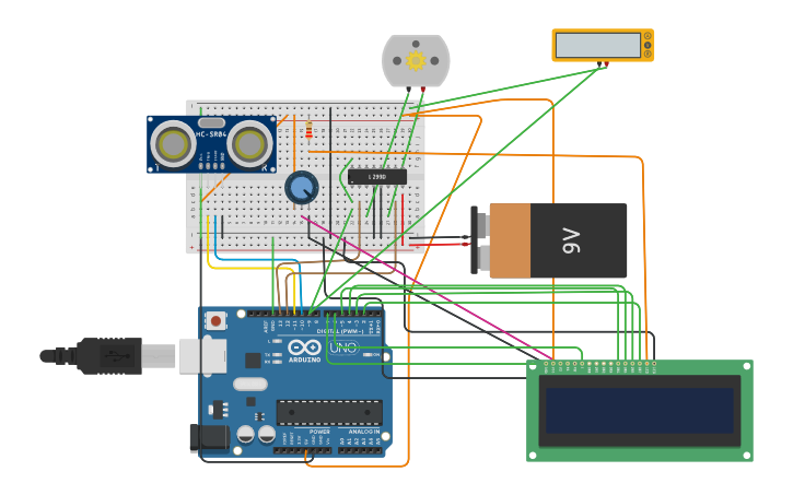 Circuit Design Rain Gauge Circuit Tinkercad