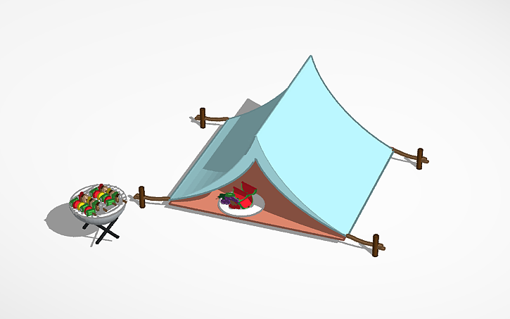 3D design camping - Tinkercad