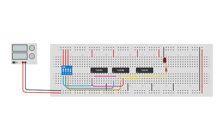 Circuit design Multiplexer - Tinkercad