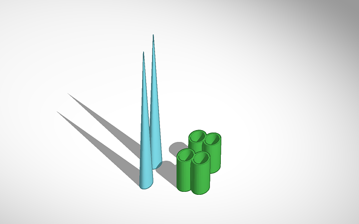 3D design The Finger-Controlled Chopsticks---the Grasshopper - Tinkercad