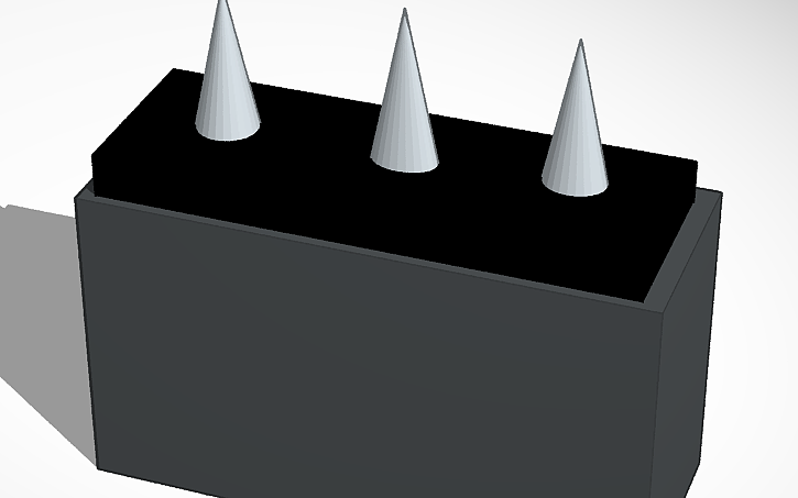 3D design Goth box - Tinkercad