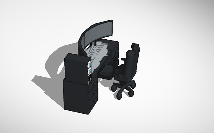3D design SETUP GAMER - Tinkercad