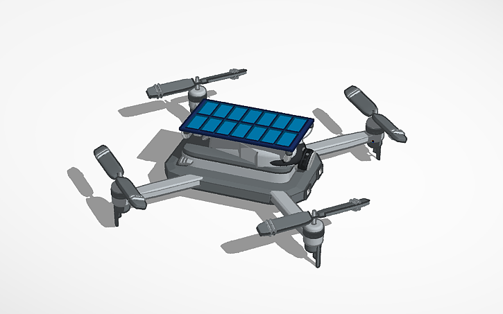 3D design Drone Prototype - Tinkercad
