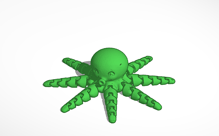 3D design octopus - Tinkercad