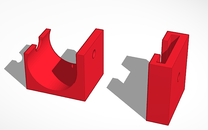 3D design Mic holder - Tinkercad