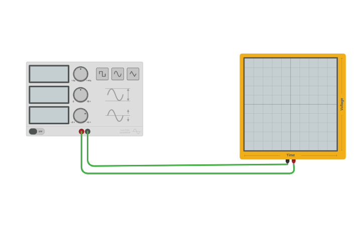 Circuit design Triangle Waveform - Tinkercad