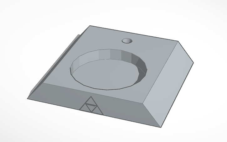 3D design Link Amiibo and Stylus Stand - Tinkercad