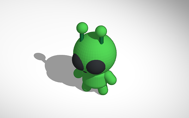 3D design Alien - Tinkercad