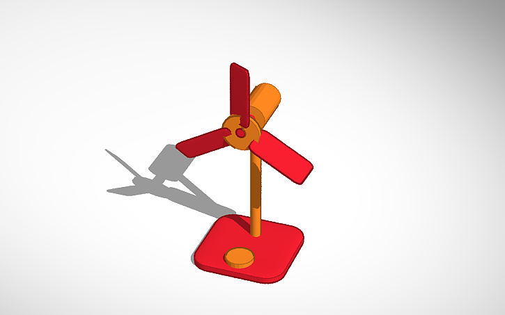 3D design Fan - Tinkercad