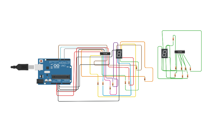 Circuit Design таймер Tinkercad