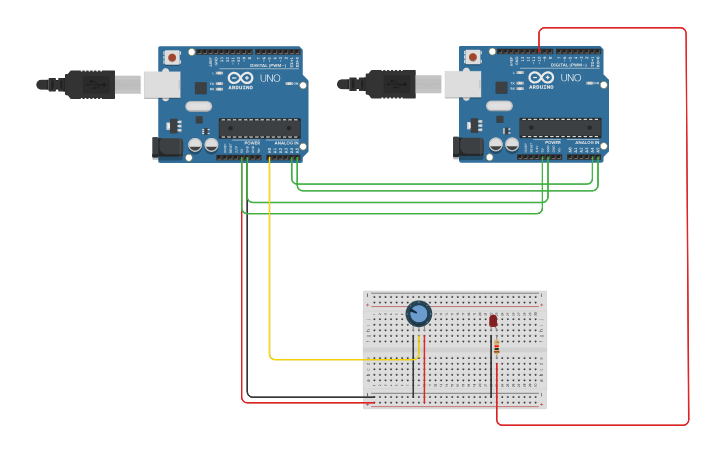 Circuit Design Arduino To Arduino Connection Tinkercad 0444