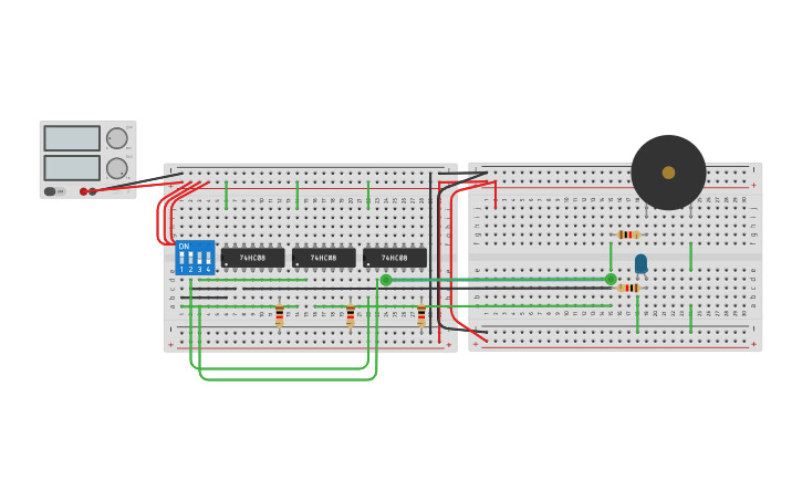 Circuit design Problem #2 - Tinkercad