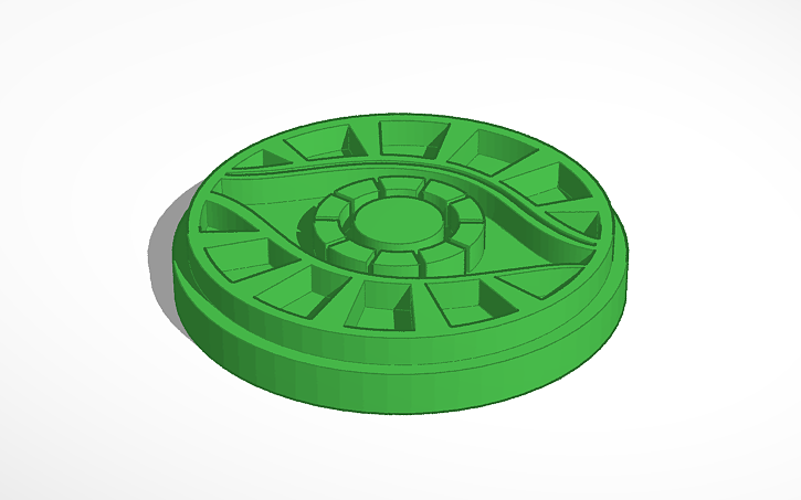 3D design The Path Medallion - Tinkercad