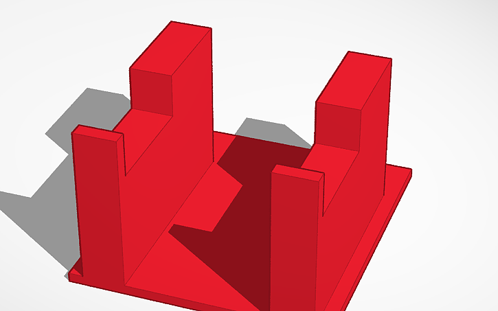 3D design fritz!repeater 1200 ax stand - Tinkercad