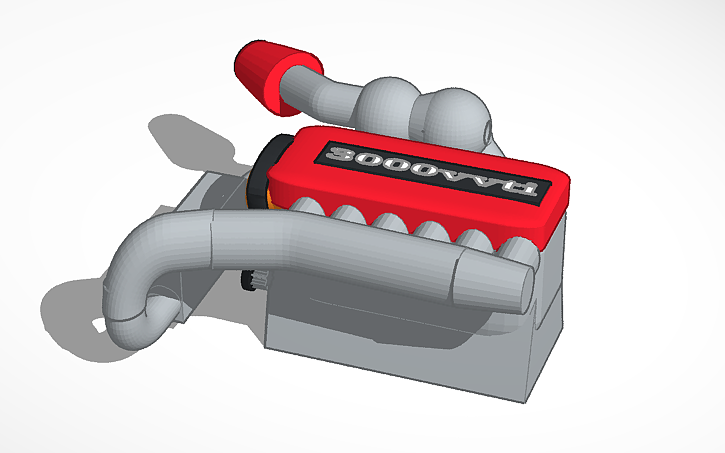 3D design 2jz GTE - Tinkercad