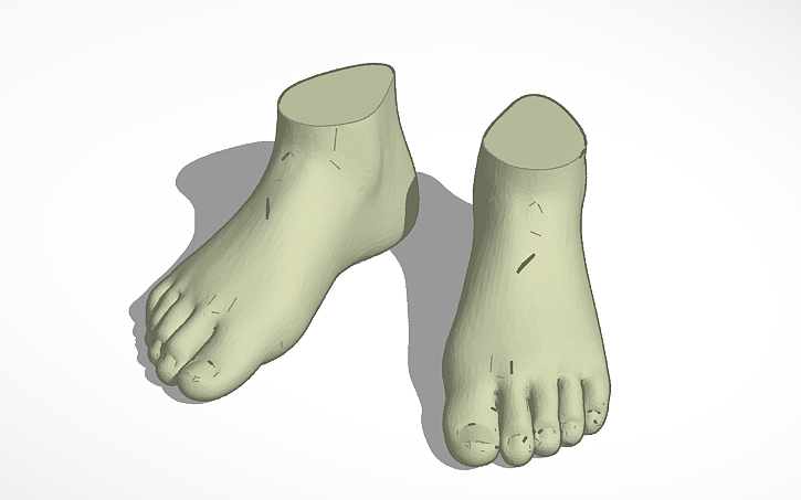 3D design 基本足 - Tinkercad