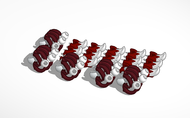 3D design super hell growth(teeth) - Tinkercad