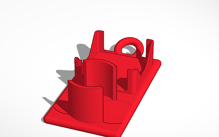 3D design PocketLab Schlitten - Tinkercad