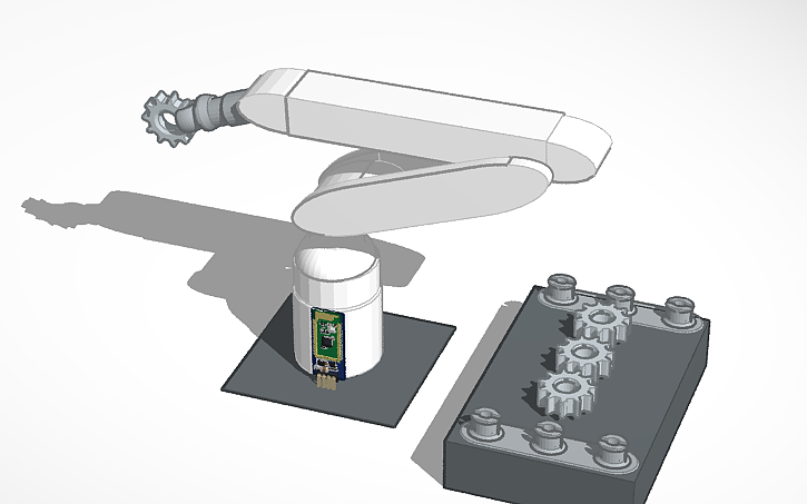 3d Design Copy Of Robot Arm Tinkercad